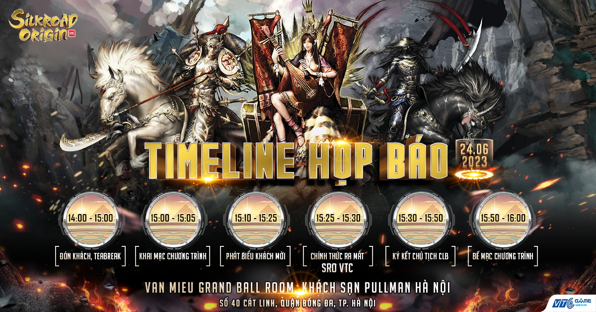 [Tin Tức] Nội dung buổi lễ ra mắt và ký kết hợp tác câu lạc bộ Silkroad Origin VTC ngày 24-06-2023
